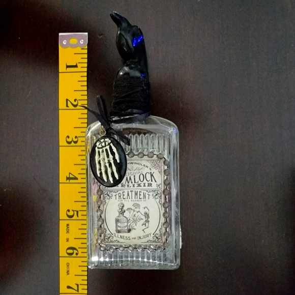 A Magpies Stash | Accents | Antique Altered Bottle Halloween Potion ...